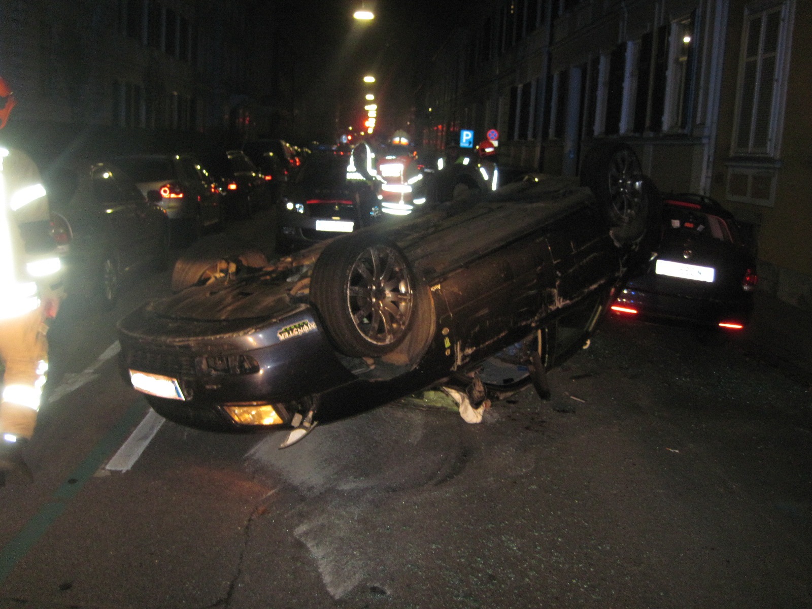Verkehrsunfall Goethestraße - Katastrophenschutz und Feuerwehr der Stadt Graz